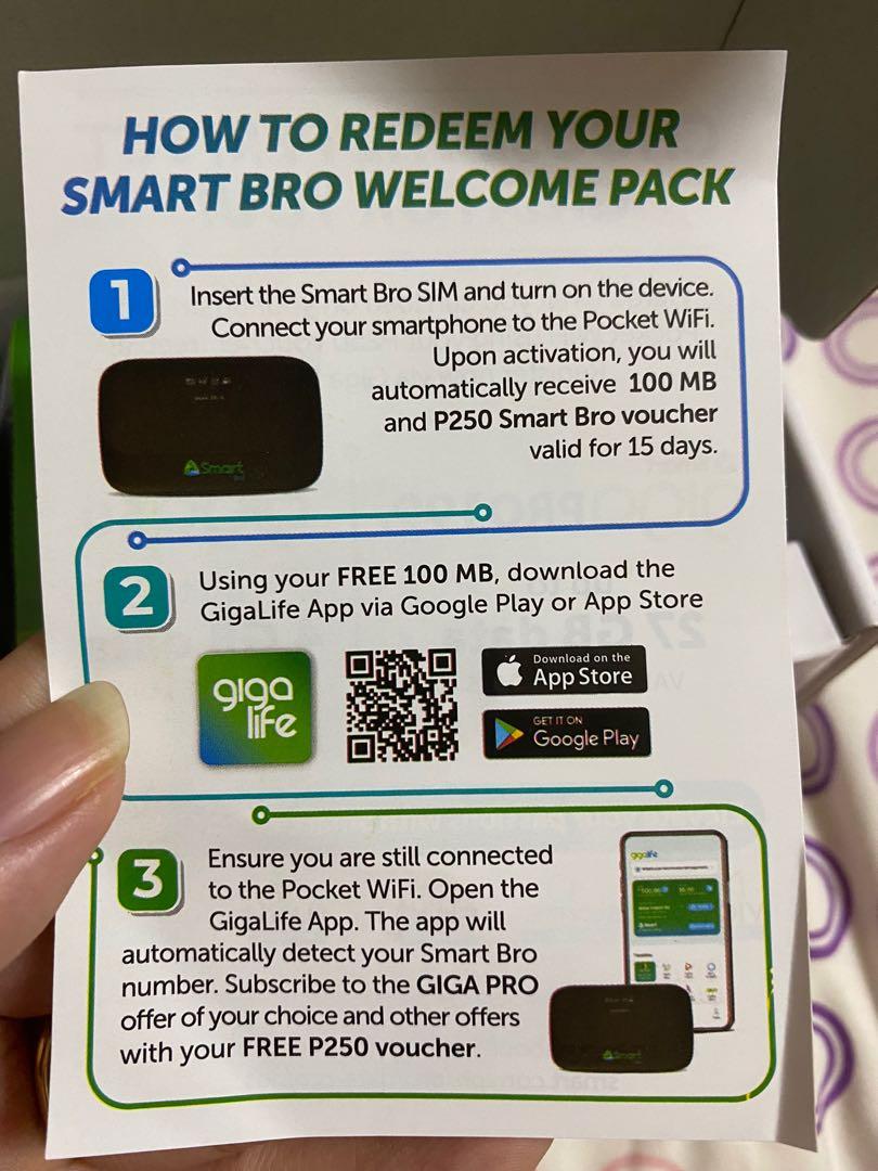 Smart LTE Pocket Wifi with Free 100mb Load And P250 Smart Bro Load smart-lte-pocket-wifi-with-free-100mb-load-and-p250-smart-bro-load
