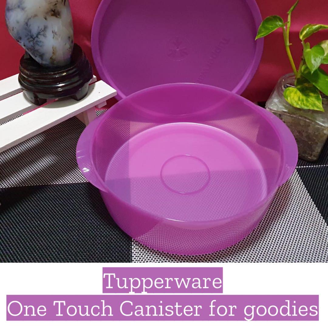 Tupperware One Touch Canister for goodies, Furniture & Home Living, Kitchenware & Tableware ...