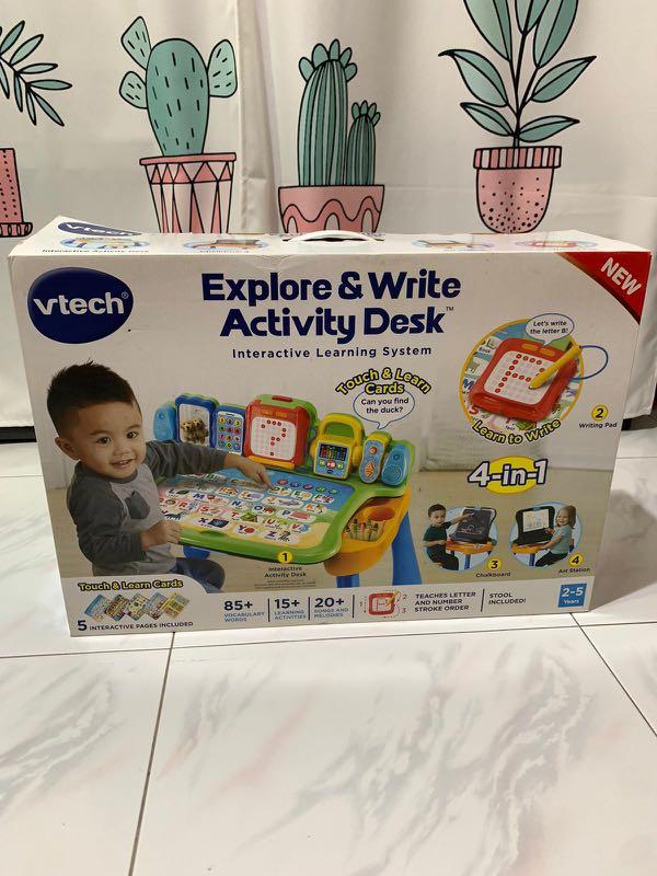 Vtech Explore & Write Activity Desk, Babies & Kids, Infant Playtime on ...