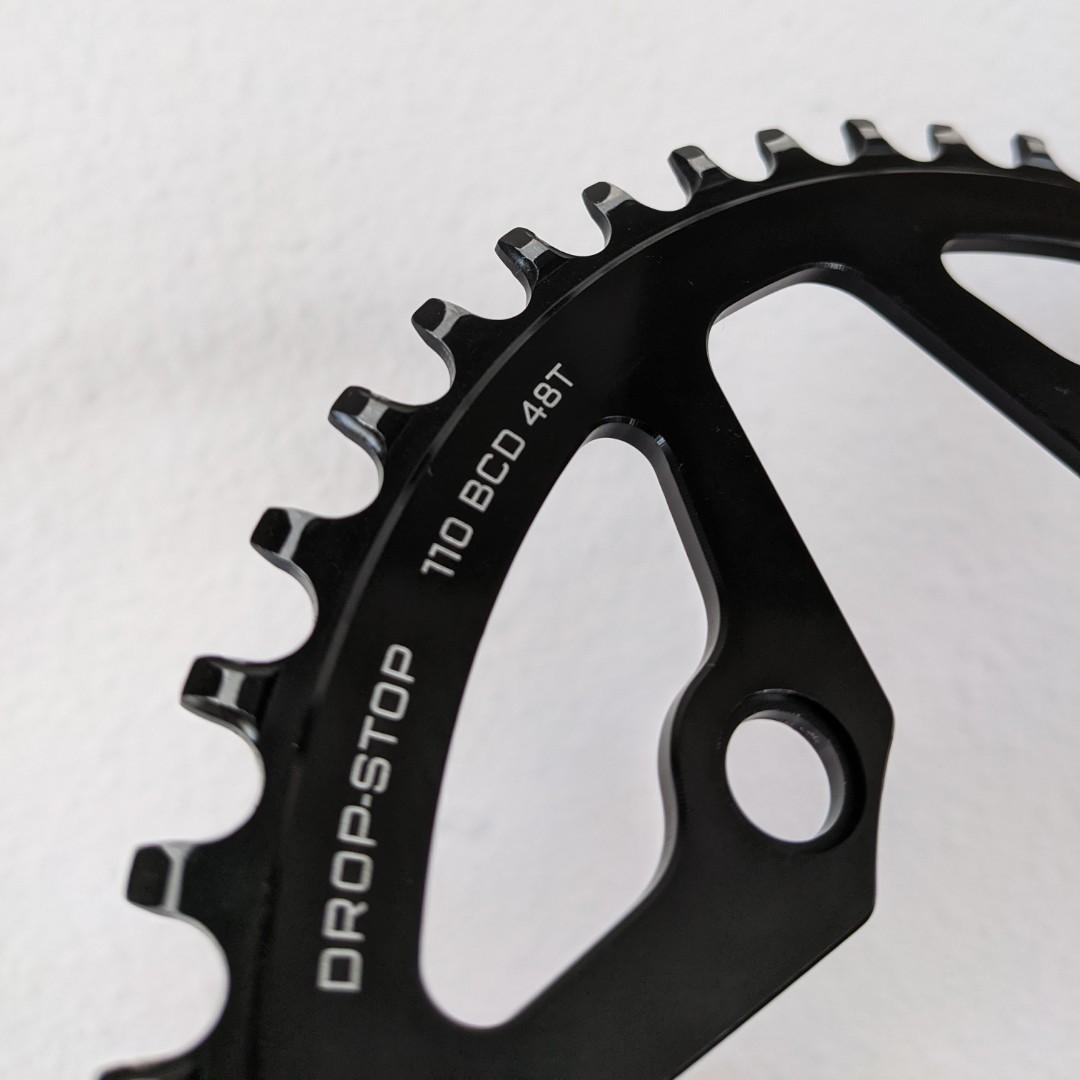 48t Wolf Tooth Drop Stop 1x Chainring (110BCD 5-Bolt), Sports Equipment ...