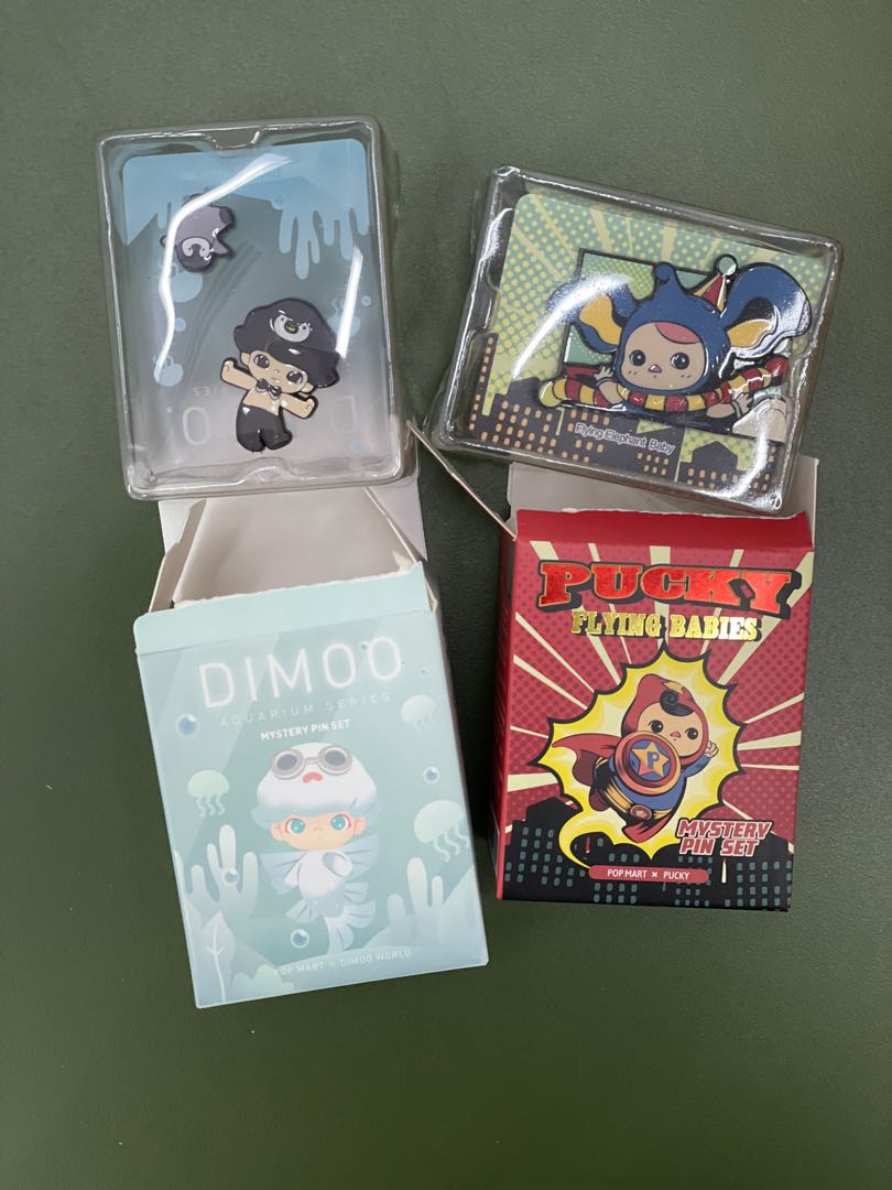 WTT/WTS: Popmart Dimoo Aquarium Penguin + Pucky Flying Flying Elephant ...