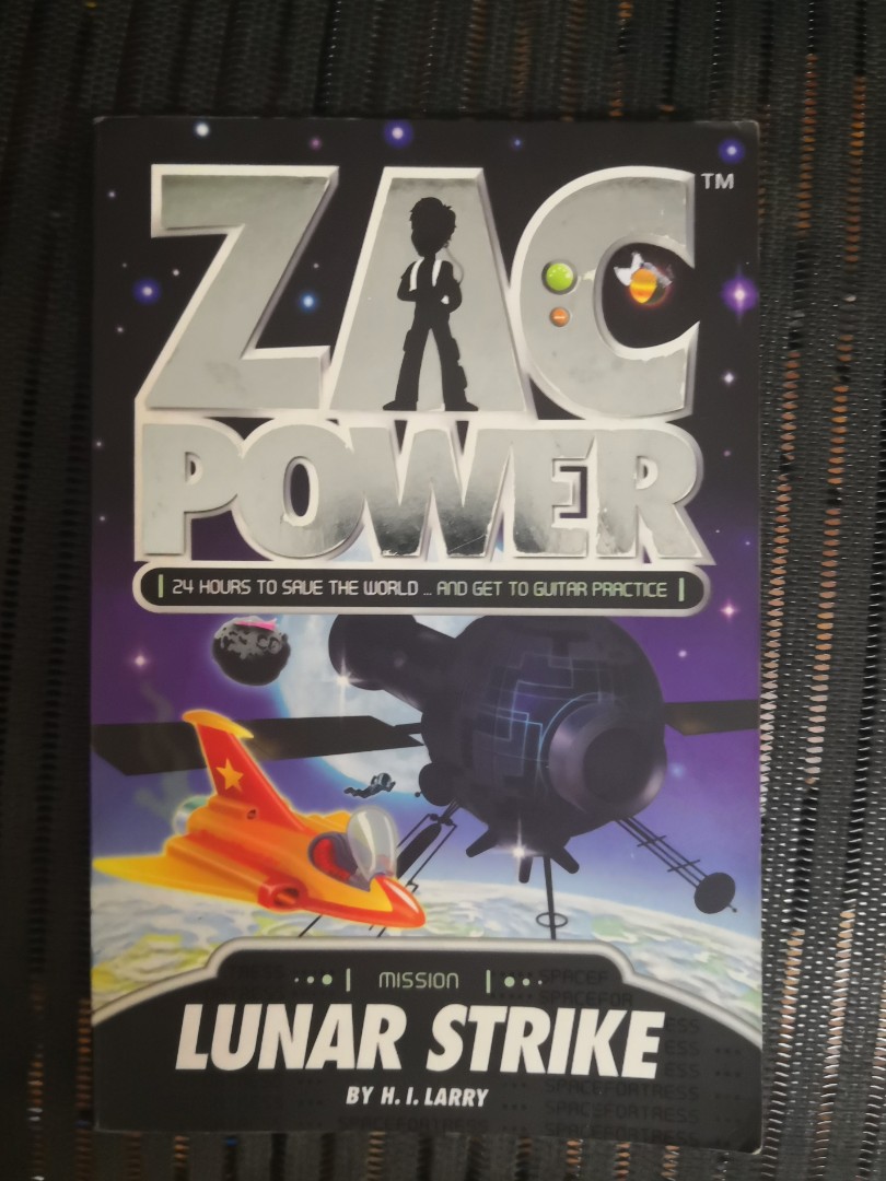 ZAC POWER : Lunar Strike by H.I.Larry, Hobbies & Toys, Books ...