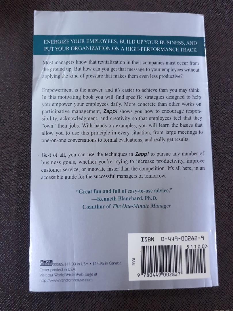 ZAPP ! The lightning of empowerment, Hobbies & Toys, Books & Magazines ...