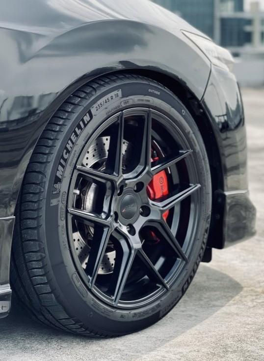 Original 18 Inch rims TSW Tabac Semi Gloss black, Car Accessories ...