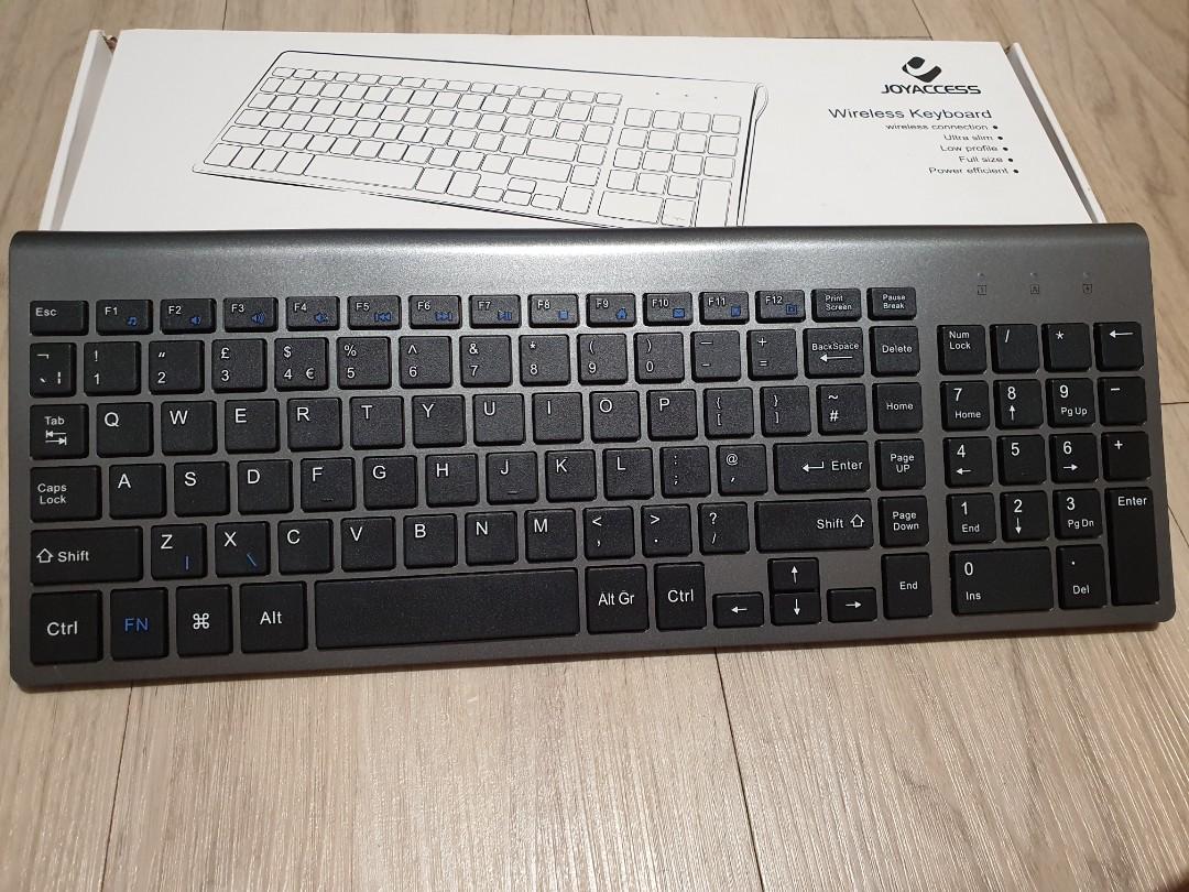 2207) Wireless Keyboard, J JOYACCESS 2.4G Slim and Compact Wireless ...
