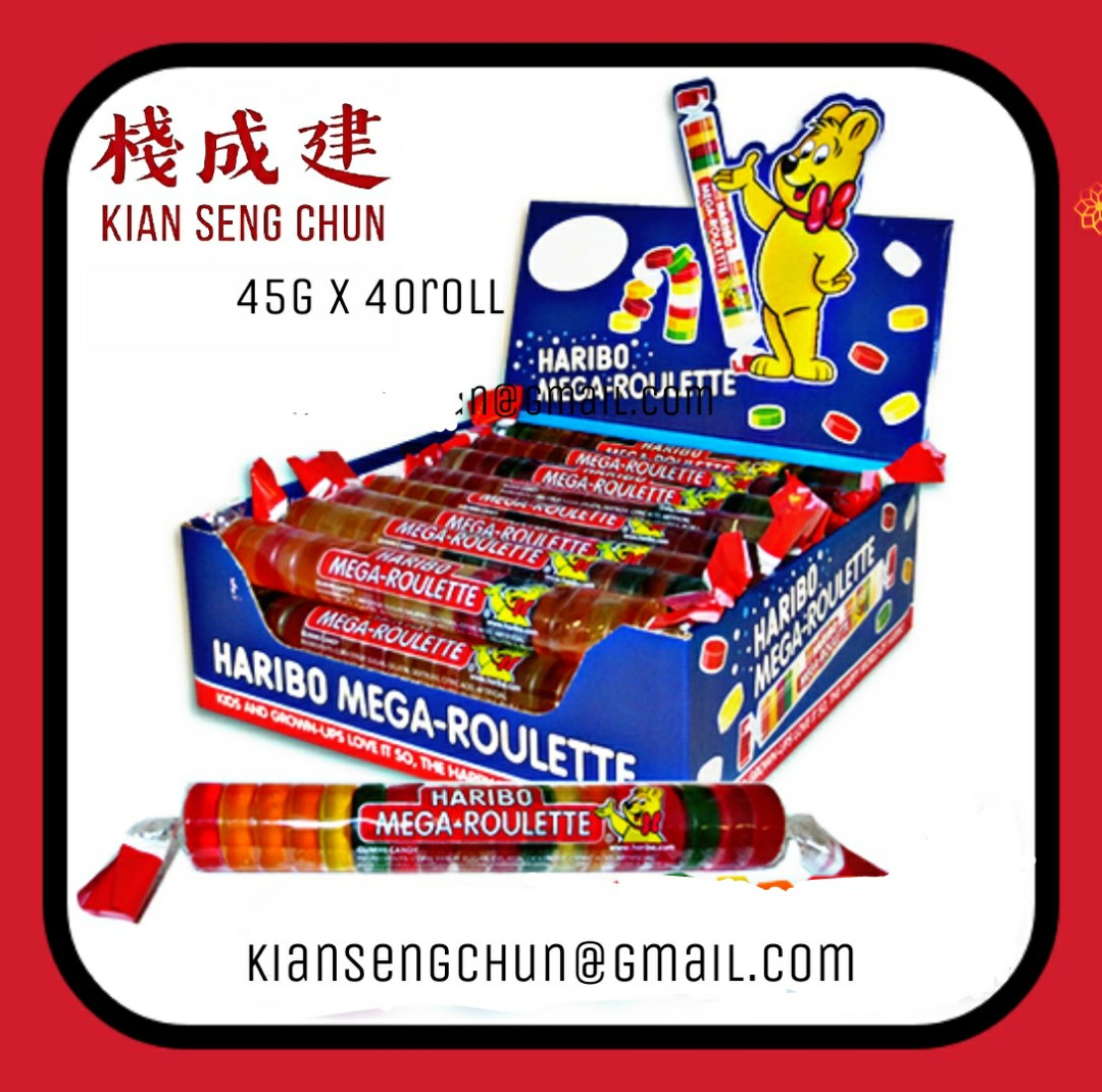 45g x 40roll Haribo Mixed Fruit, Food & Drinks, Packaged & Instant Food ...