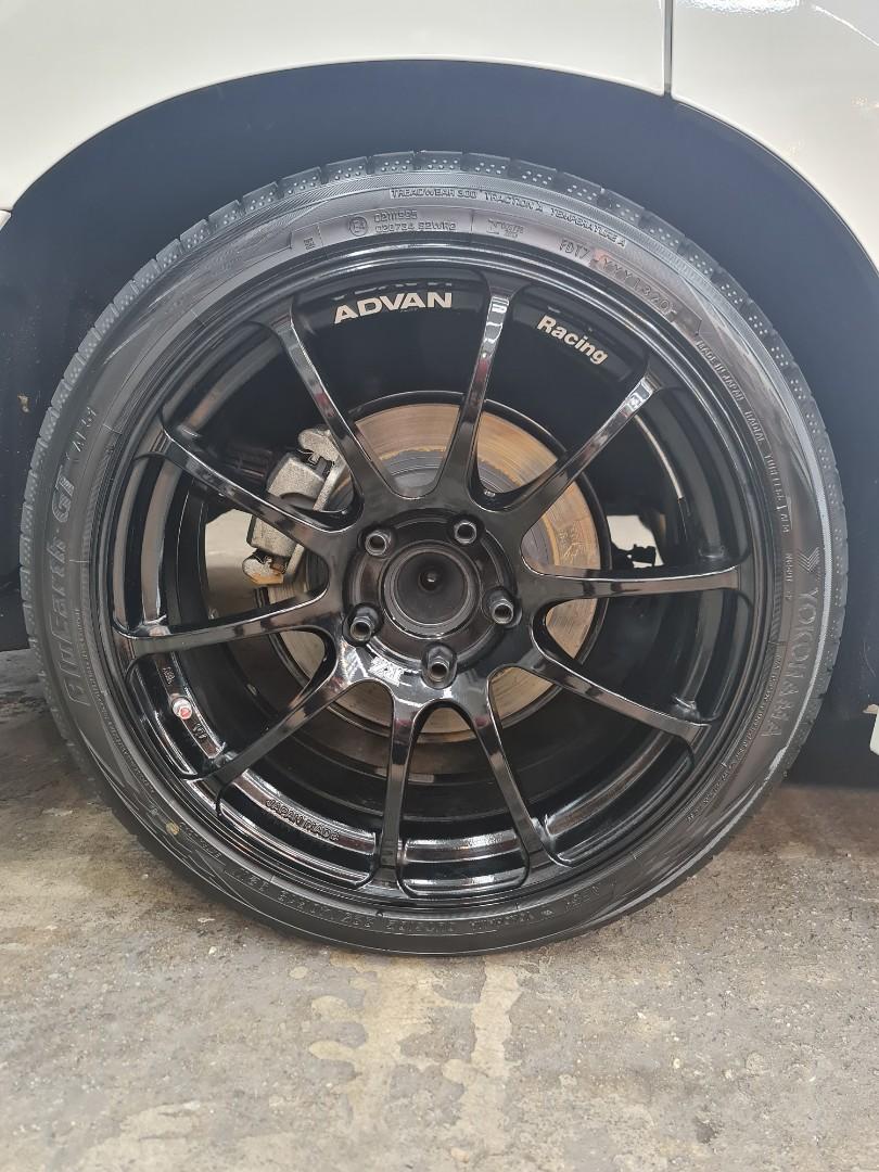 18" 5 x 114.3 ADVAN Racing RZ Rims, Tyres & TPMS, Car Accessories ...
