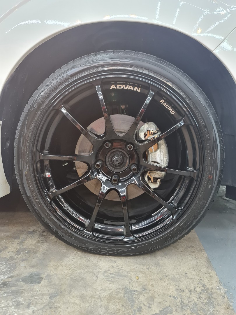 18" 5 x 114.3 ADVAN Racing RZ Rims, Tyres & TPMS, Car Accessories ...