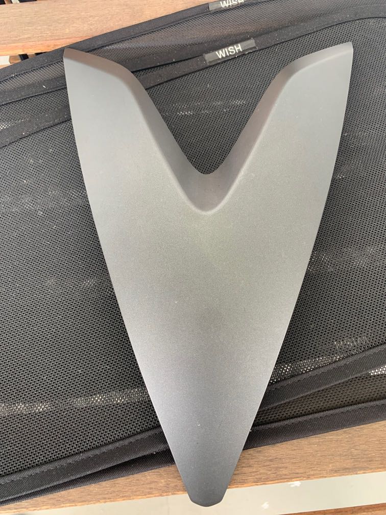 Aerox Front cover Matt Black, Motorcycles, Motorcycle Accessories on ...