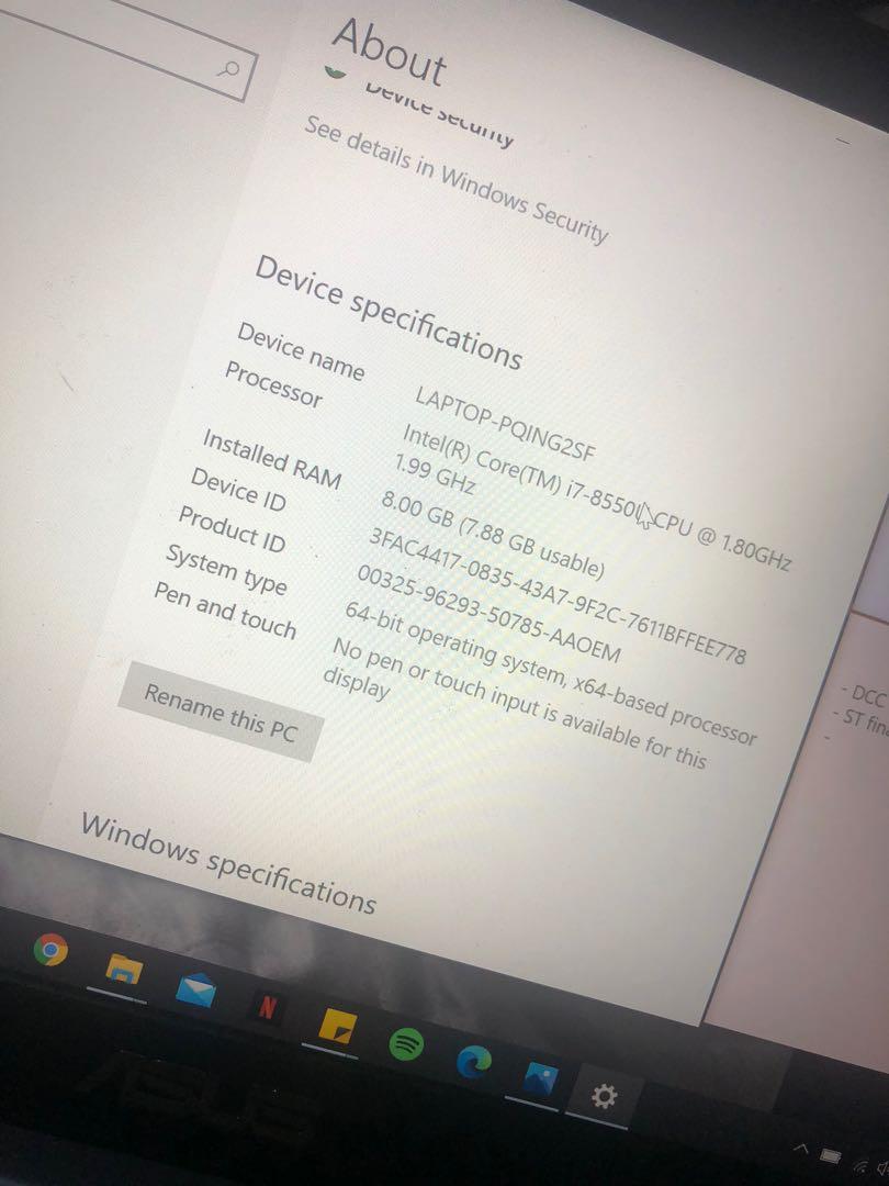 ASUS Vivobook X411U (used), Computers & Tech, Laptops & Notebooks on ...