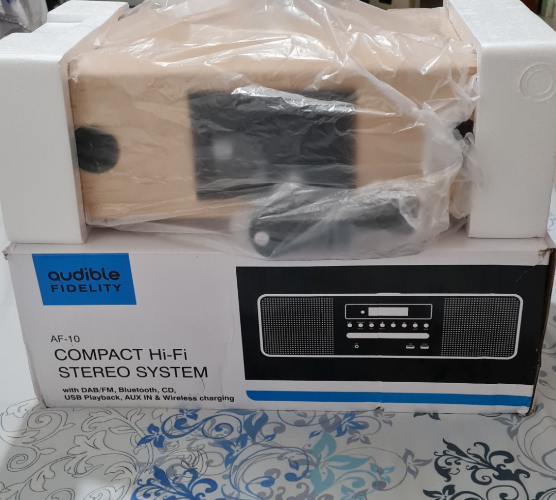 Audible Fidelity Compact Hi-Fi Stereo System, Audio, Portable Music ...