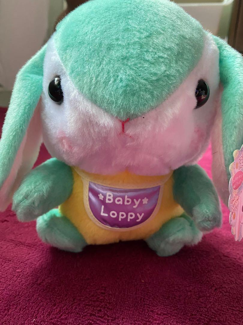 Baby Loppy Bunny Plushie, Hobbies & Toys, Toys & Games on Carousell