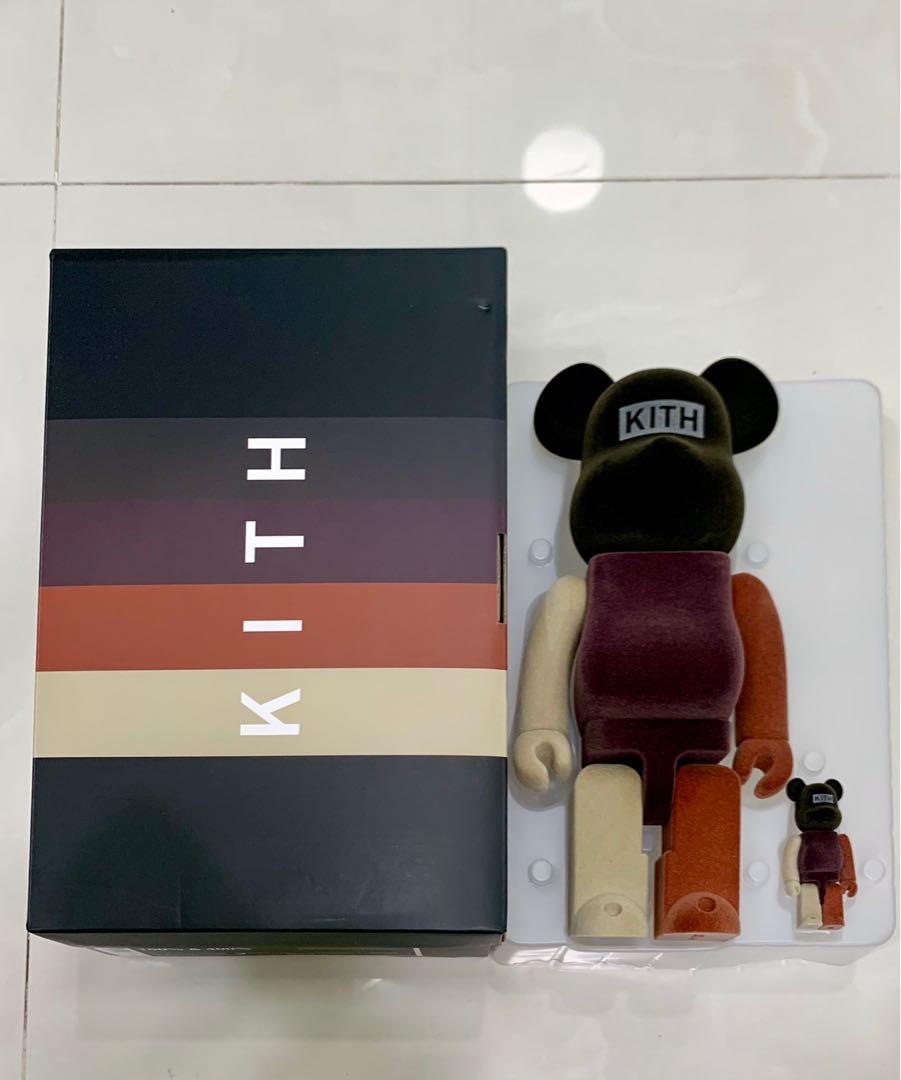 Bearbrick Kith Blue & Brown 400% & 100%, Hobbies & Toys, Toys & Games ...