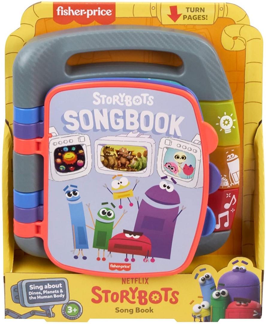 BNIB: Fisher Price StoryBots Songbook, musical book with facts about ...