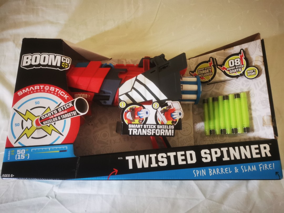 Boom Twisted Spinner Blaster, Hobbies & Toys, Toys & Games on Carousell