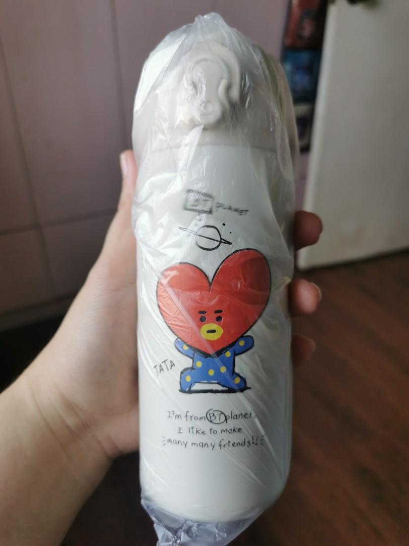 BT21 TATA MILK TUMBLER, Hobbies & Toys, Memorabilia & Collectibles, K ...