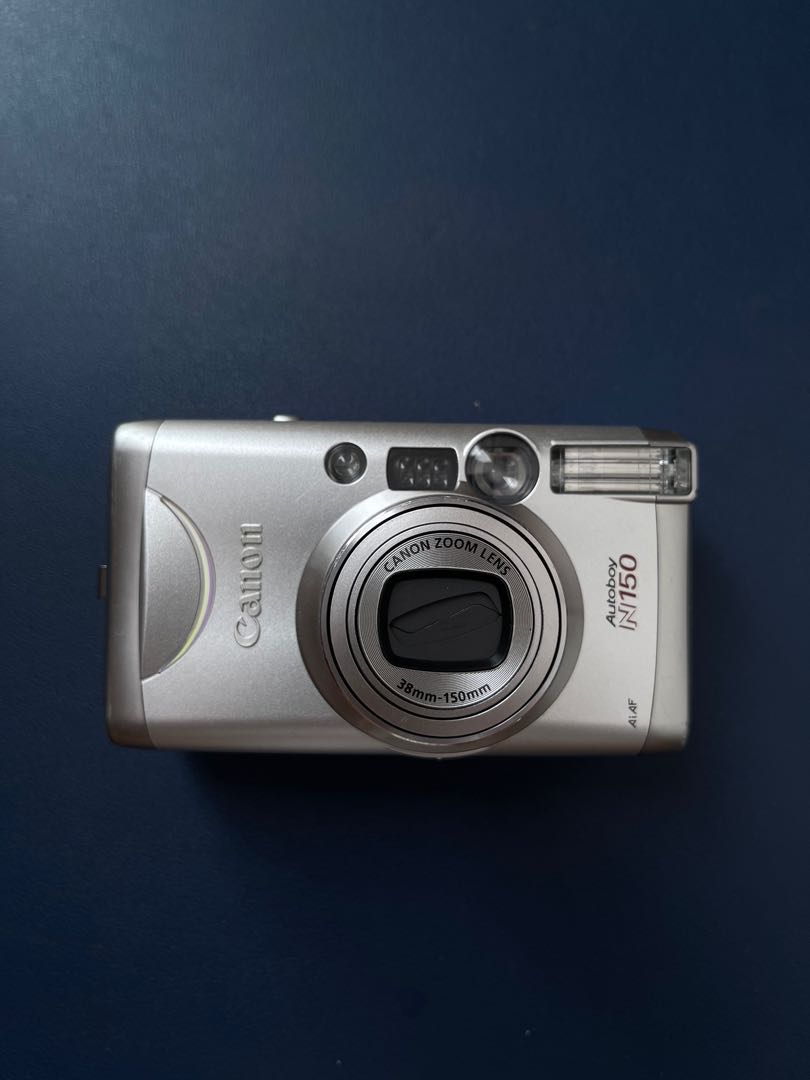 Canon Autoboy N150 35mm film camera, Photography, Cameras on Carousell
