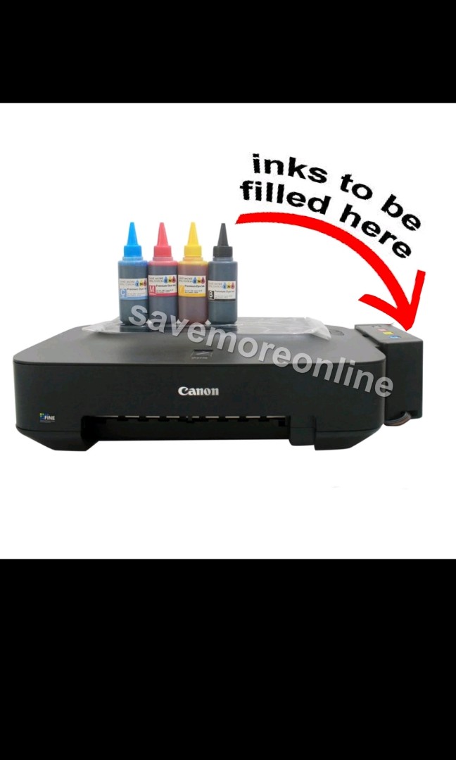 Canon Pixma iP2770 inkjet Photo Printer w/ Continous ink Used ...