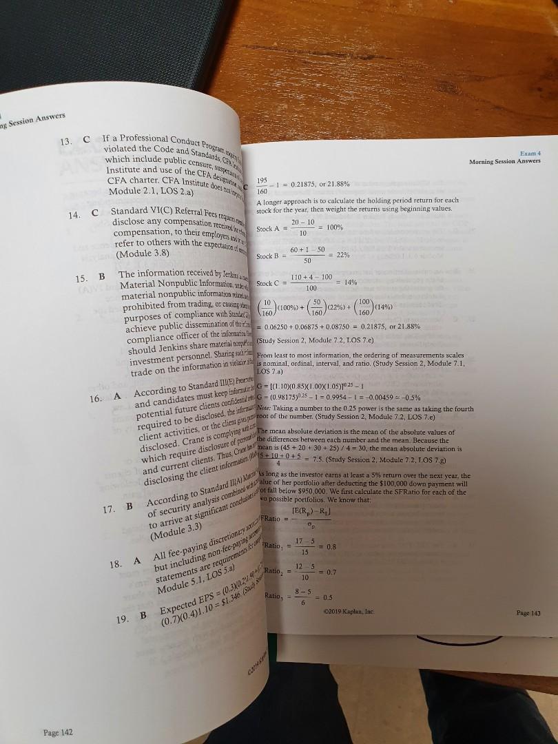 CFA Level 1 Practice Exams 2020 2021 Hobbies Toys Books Magazines
