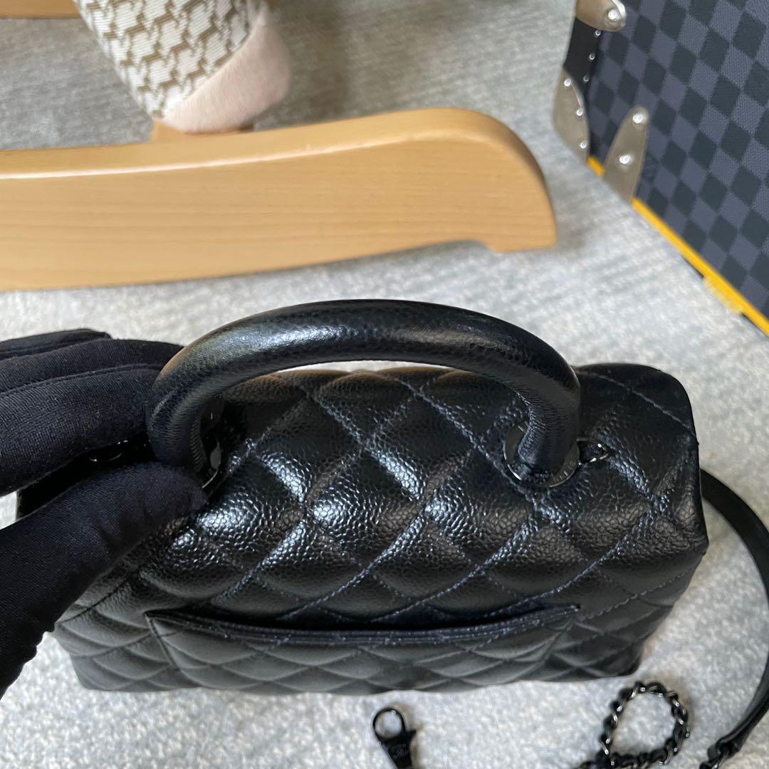 Chanel Coco Handle So Black, Luxury, Bags & Wallets on Carousell