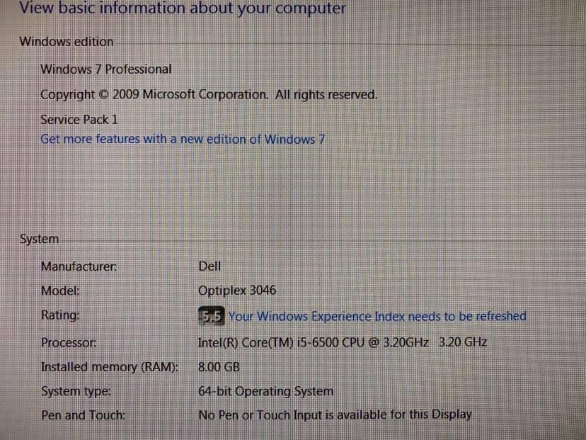 DELL optiplex 3046 原廠文書主機電腦連 Window 7, 電腦＆科技, 桌上電腦 - Carousell