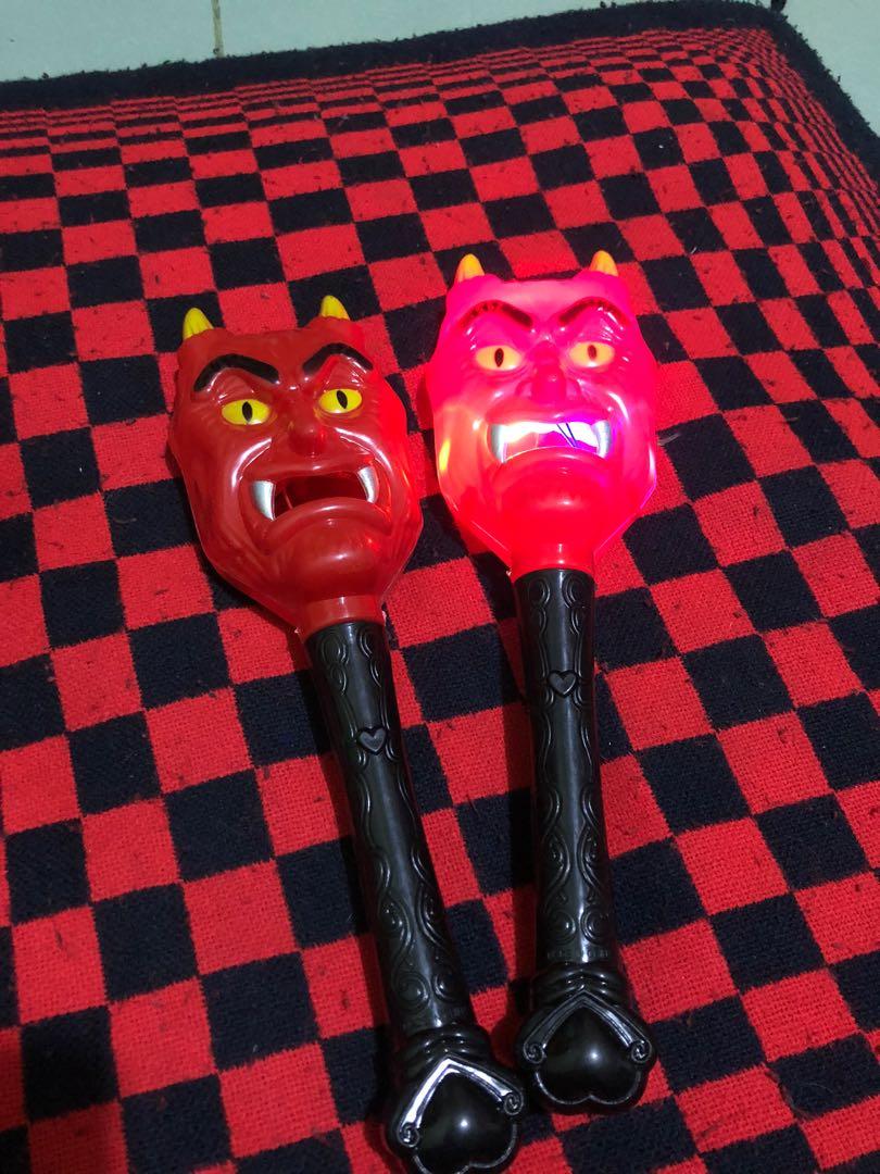 Demon head light sticks, Hobbies & Toys, Toys & Games on Carousell