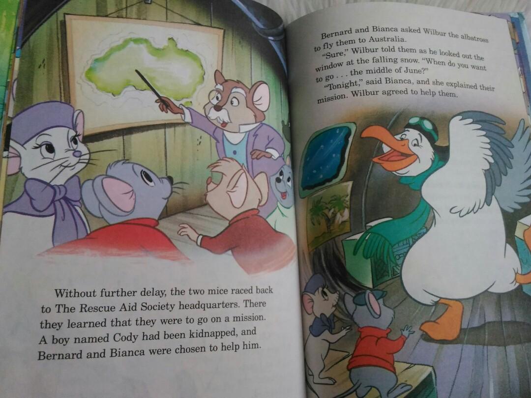 Disney Rescuers Down Under, Hobbies & Toys, Books & Magazines, Children ...