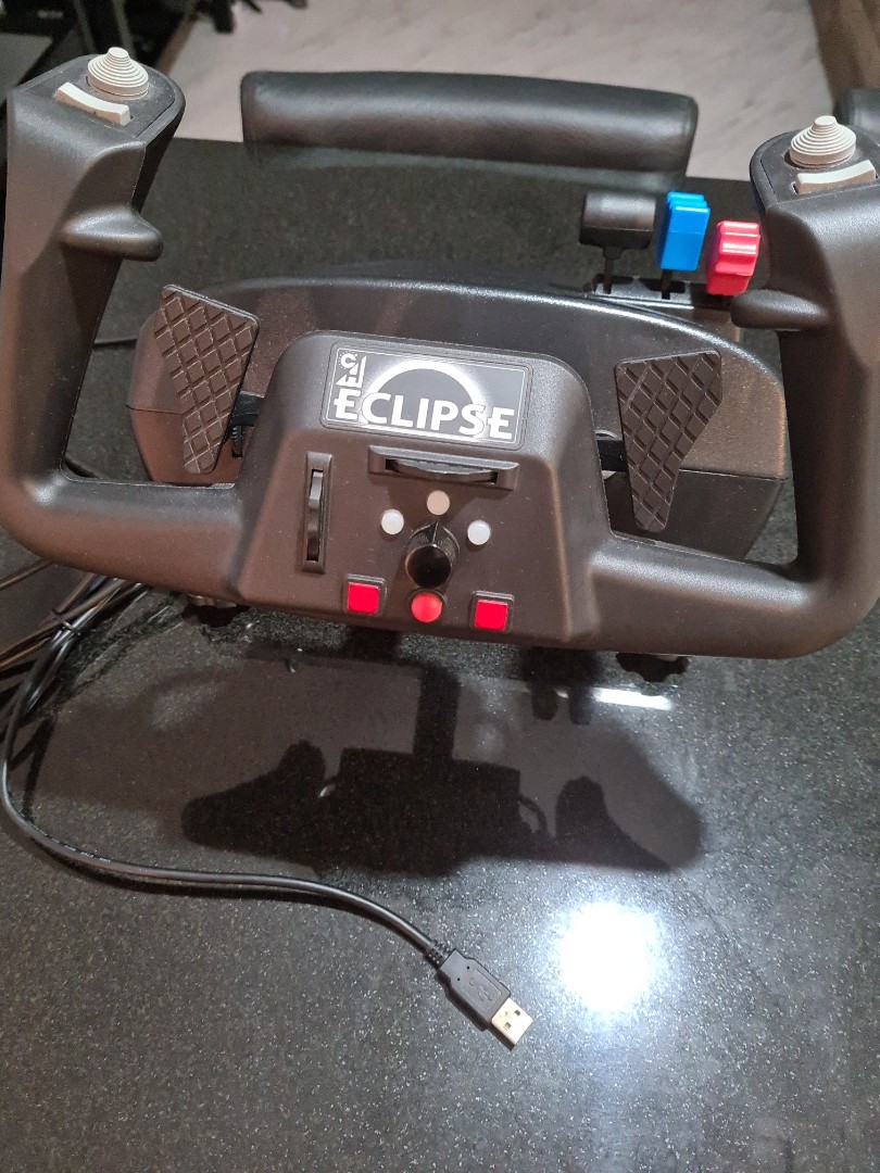 Eclipse flight yoke CH products, Hobbies & Toys, Toys & Games on Carousell