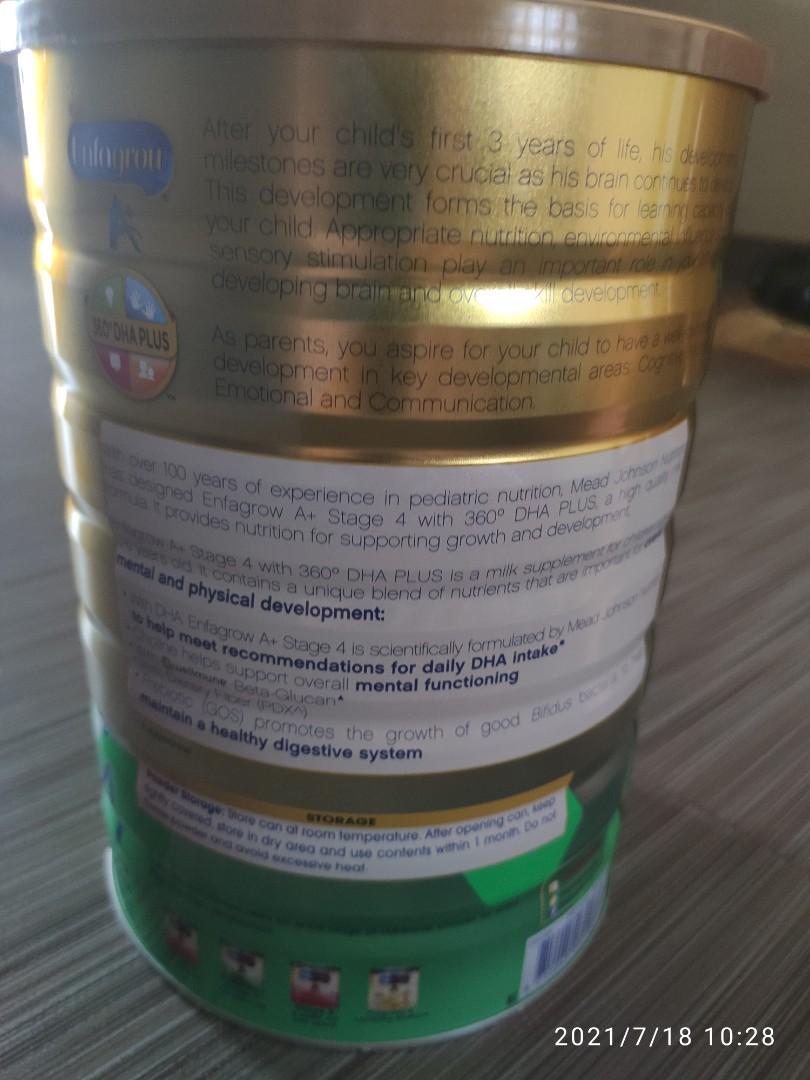Enfa Stage 4 milk powder. 1.8kg. New and unopened, Food & Drinks, Other ...