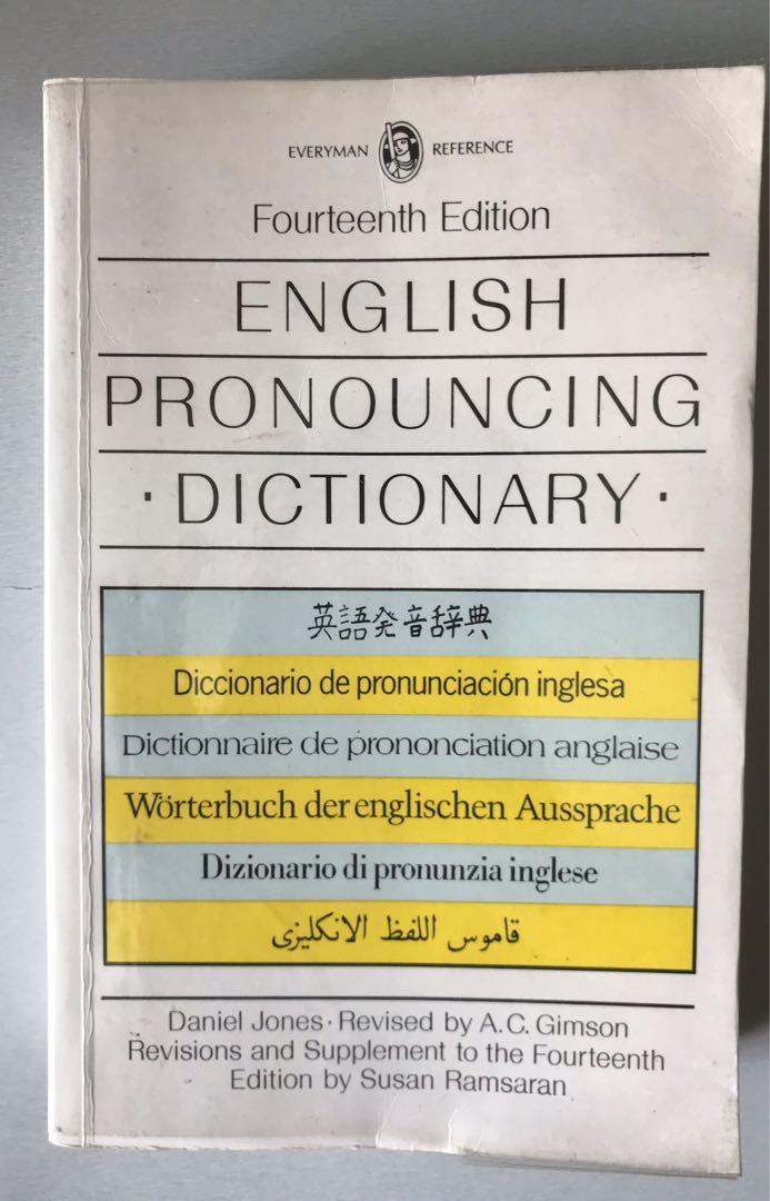 English Pronouncing Dictionary, Hobbies & Toys, Books & Magazines ...