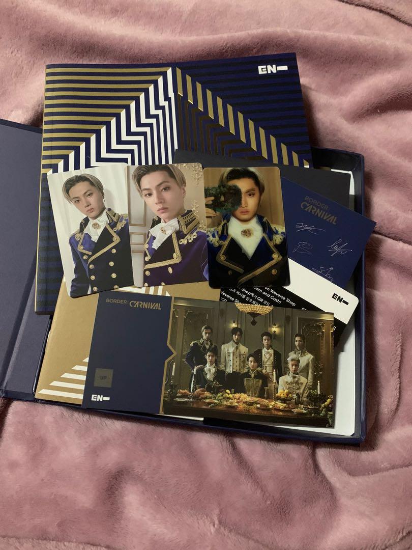 enhypen border:carnival up version with jay photocards, Hobbies & Toys ...