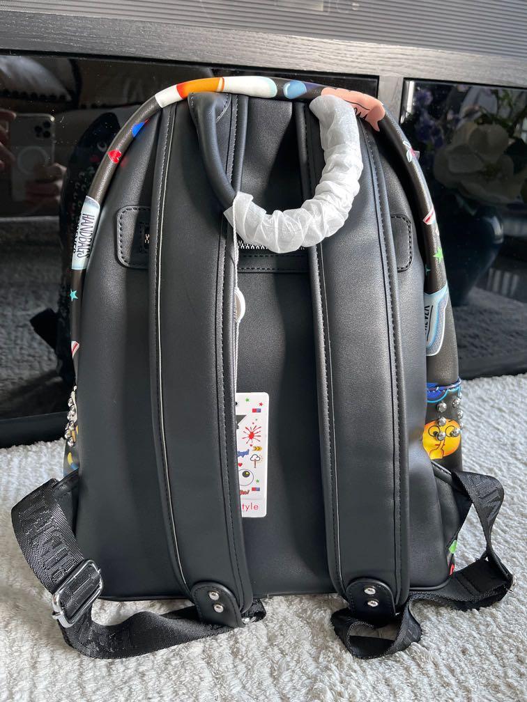 Eye Theme Black Backpack, Women's Fashion, Bags & Wallets, Backpacks on ...