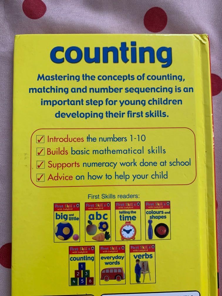 First skills with ladybird - counting baby BB book 二手書 數目 數字 numbers ...
