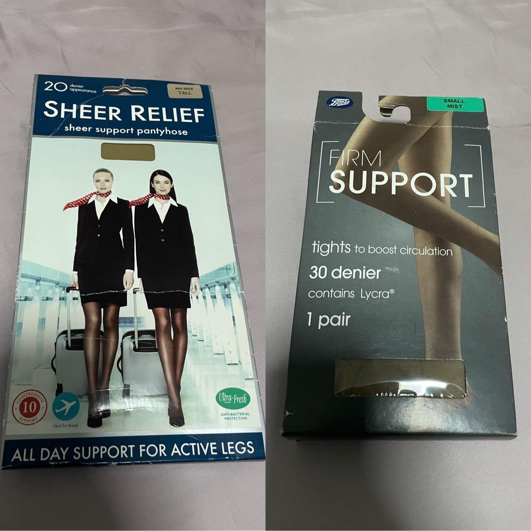 Full Firm Support tights / pantyhose / stockings for active legs, Women ...