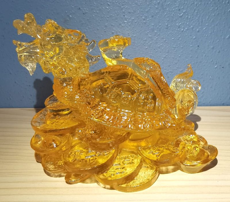 Gu Fa Liu Li - Dragon Tortoise with Ru Yi, Hobbies & Toys, Memorabilia ...