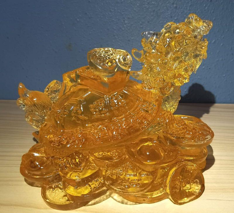 Gu Fa Liu Li - Dragon Tortoise with Ru Yi, Hobbies & Toys, Memorabilia ...