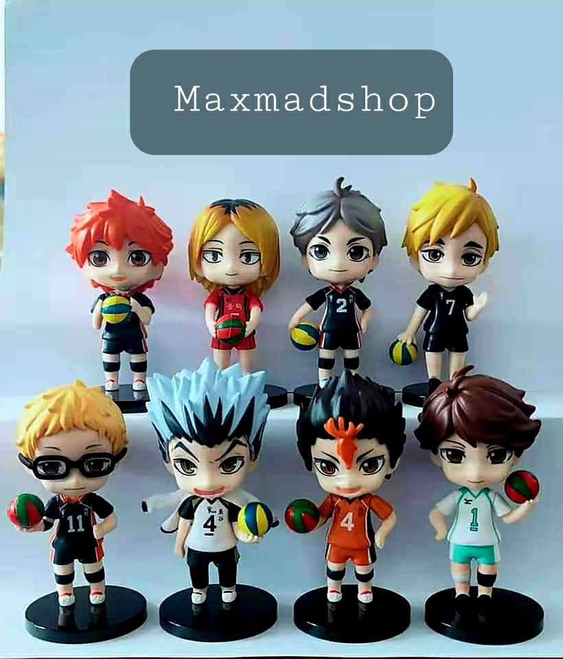 HAIKU Japan Anime 8pcs Figures Set / Office Table Decor/ Toy ...