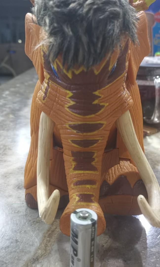 mattel fisher price 2005 Imaginext Woolly Mammoth Elephant Warrior ...
