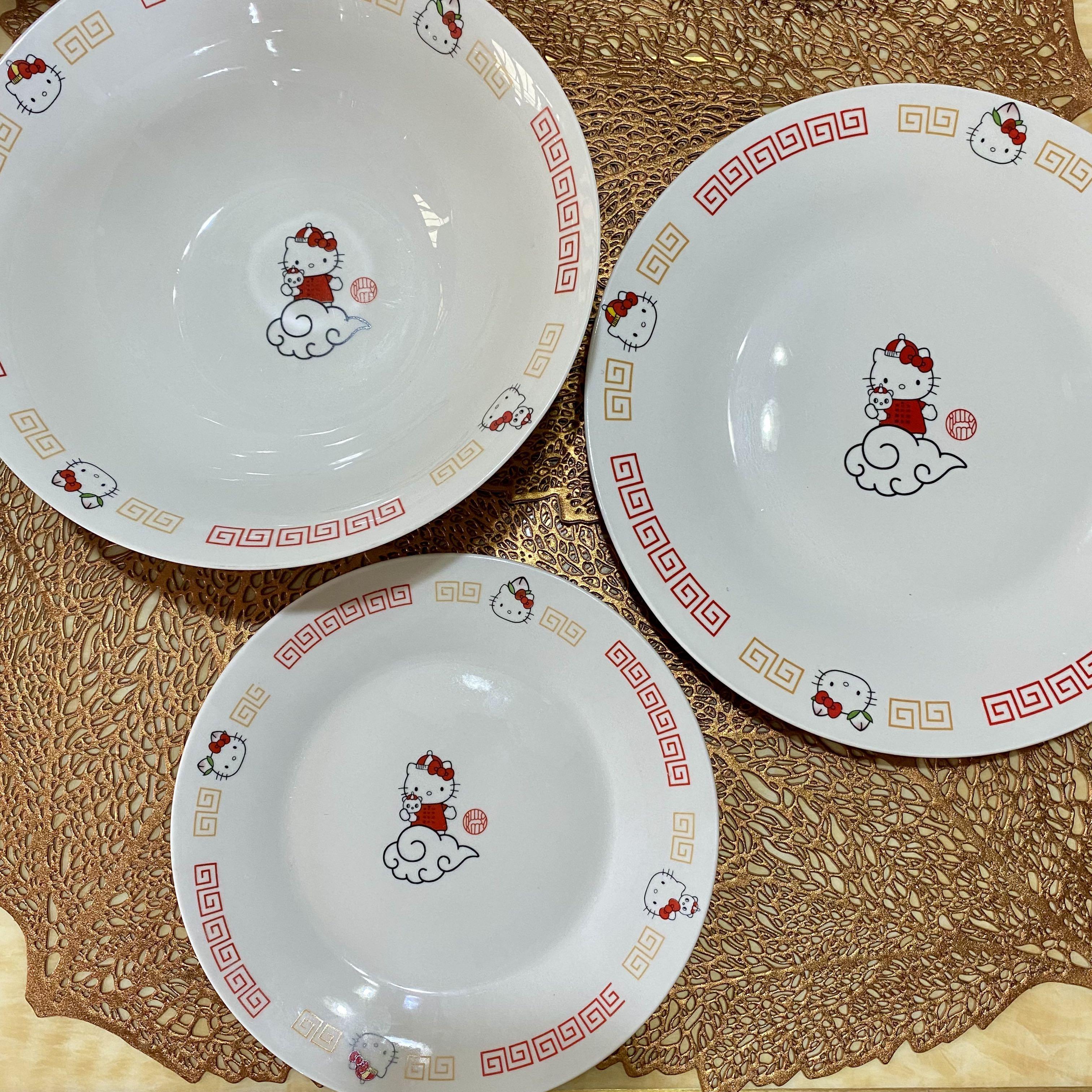 Hello Kitty Dinner Set, Furniture & Home Living, Kitchenware ...