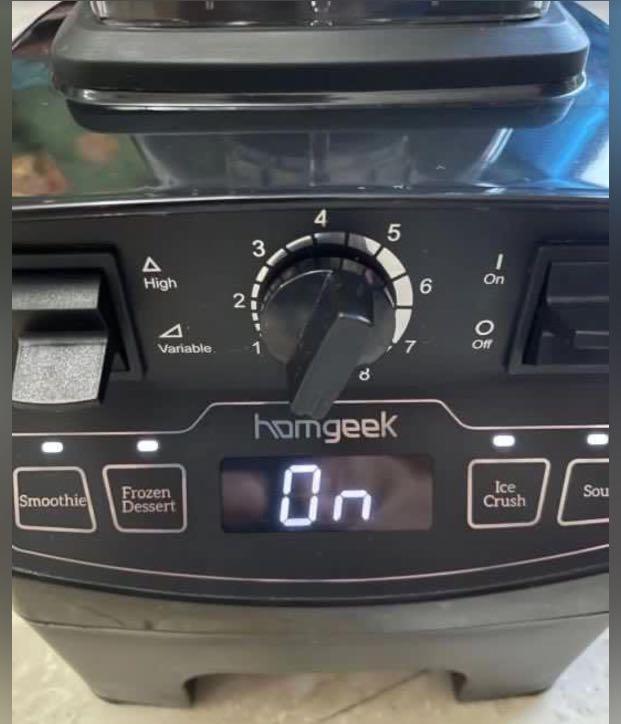Homgeek high speed blender 8608mcc, TV & Home Appliances, Kitchen ...