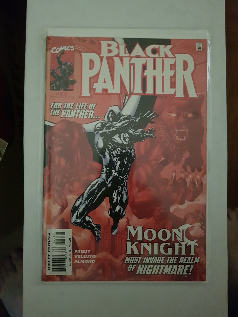 [KEY] Black Panther Vol 2 #22 First Appearance Killmonger as Black ...
