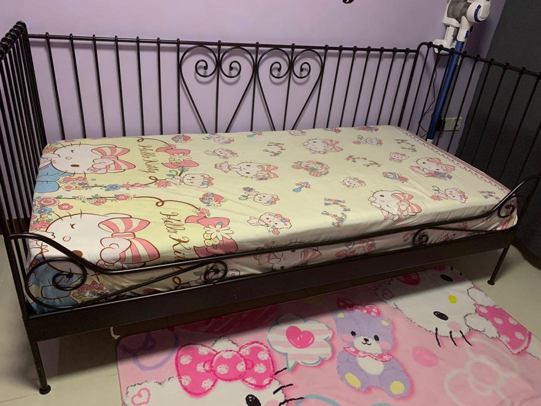IKEA MELDAL day bed, Furniture & Home Living, Furniture, Bed Frames ...