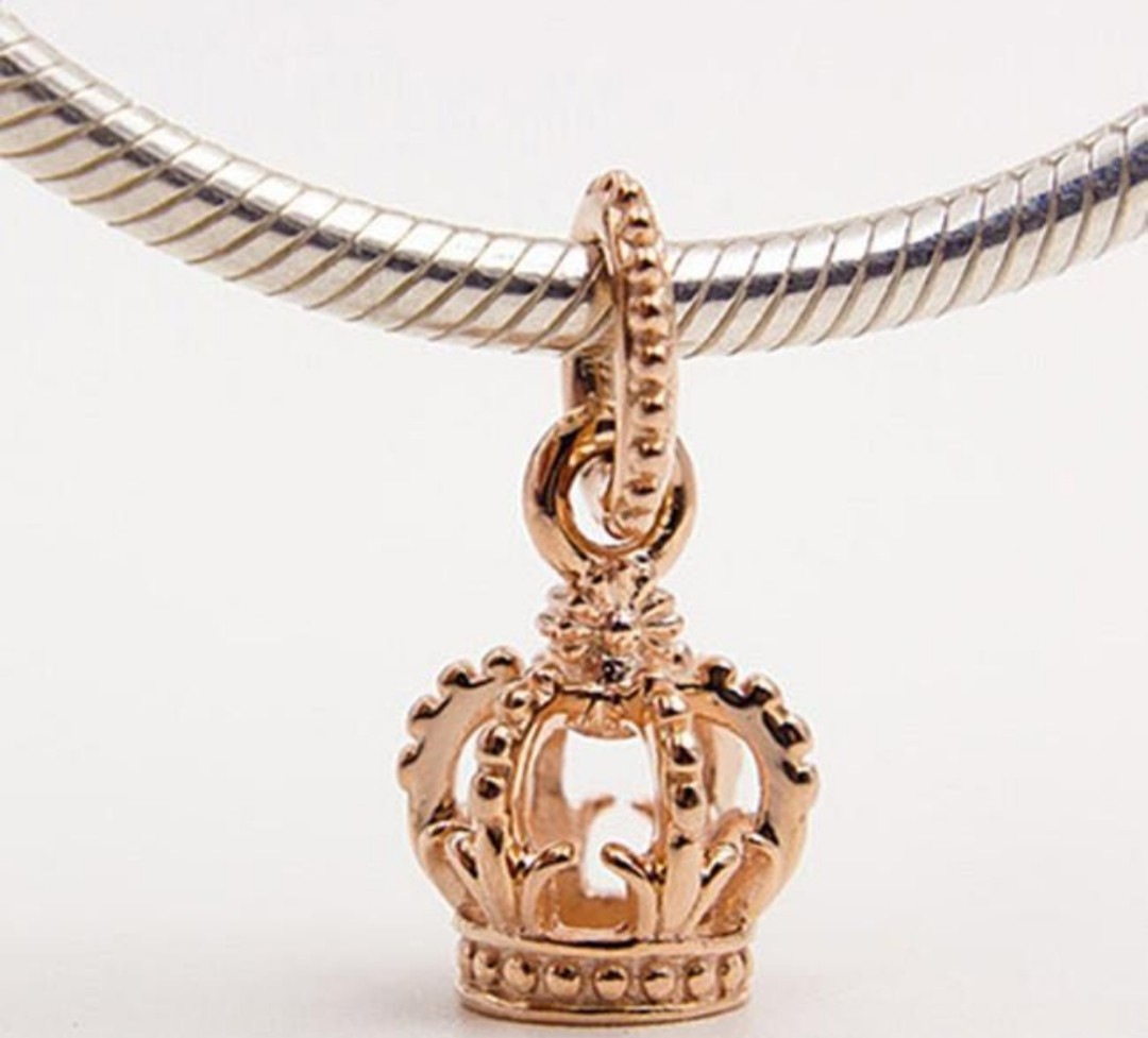INSTOCK PANDORA CROWN CHARMS, Women's Fashion, Jewelry & Organisers ...