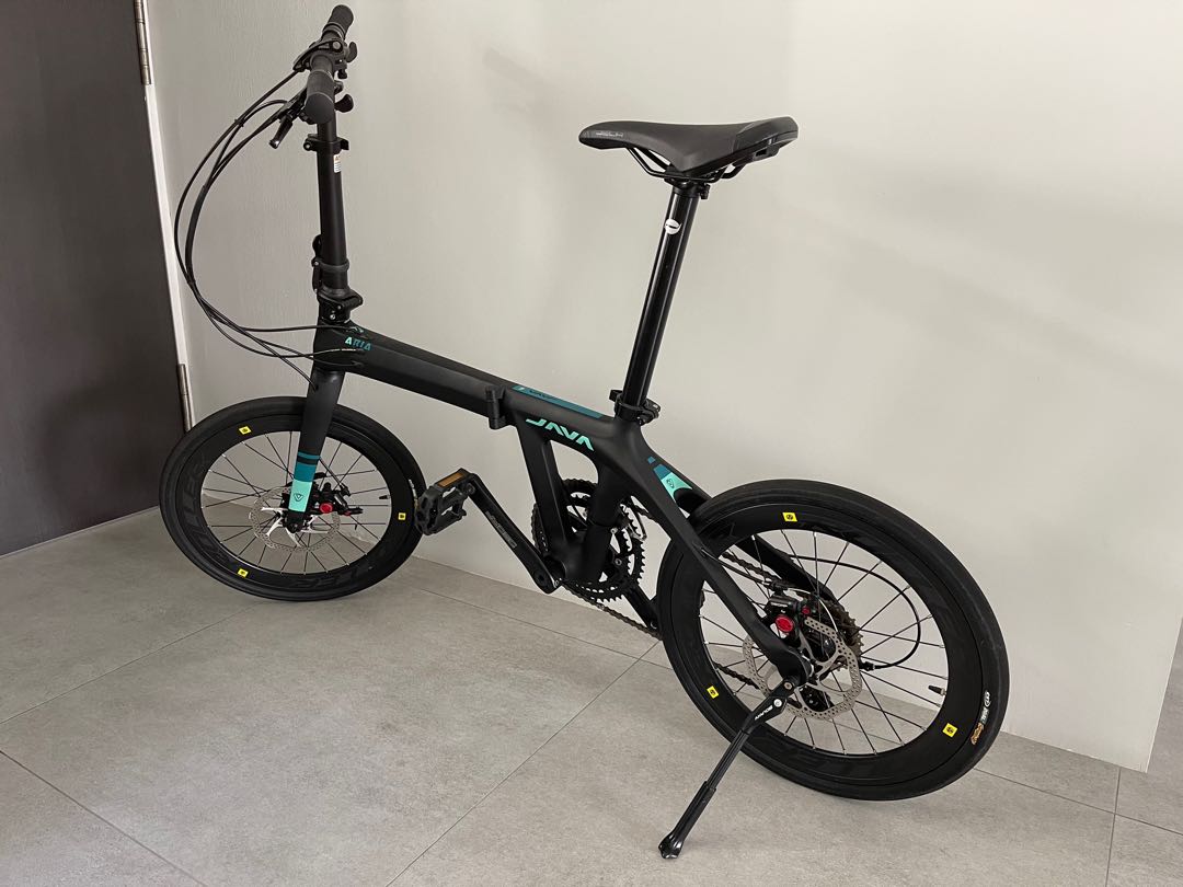 Java Aria Carbon Folding Bike, Sports Equipment, Bicycles & Parts ...