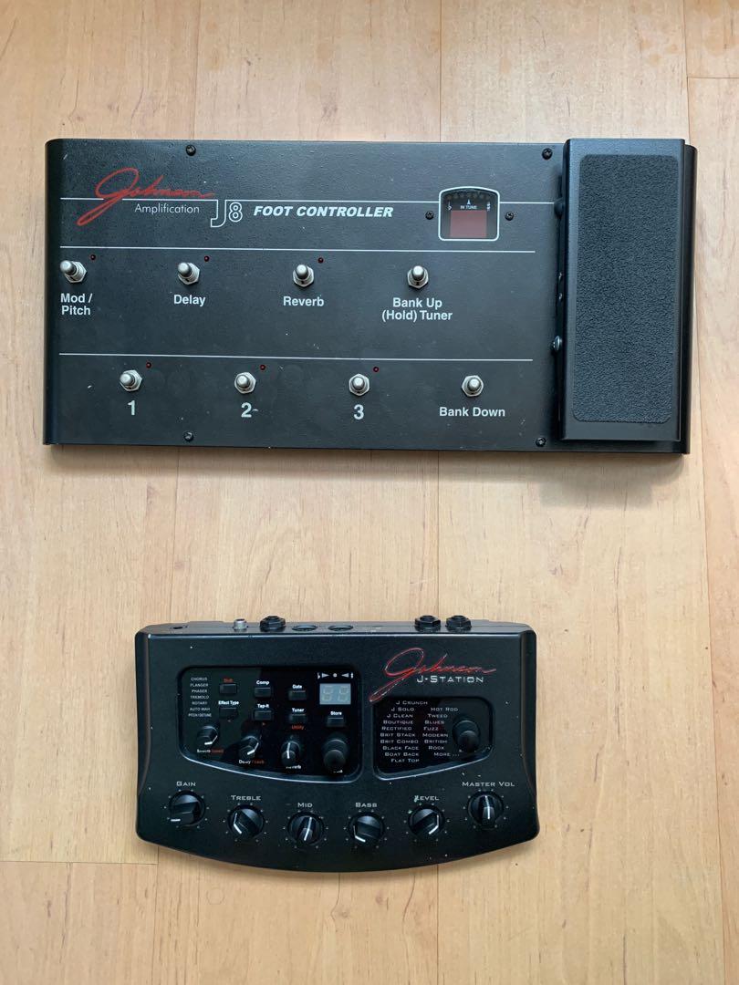Johnson J Station & J8 Foot Controller Guitar Effects & Amp Modelling ...