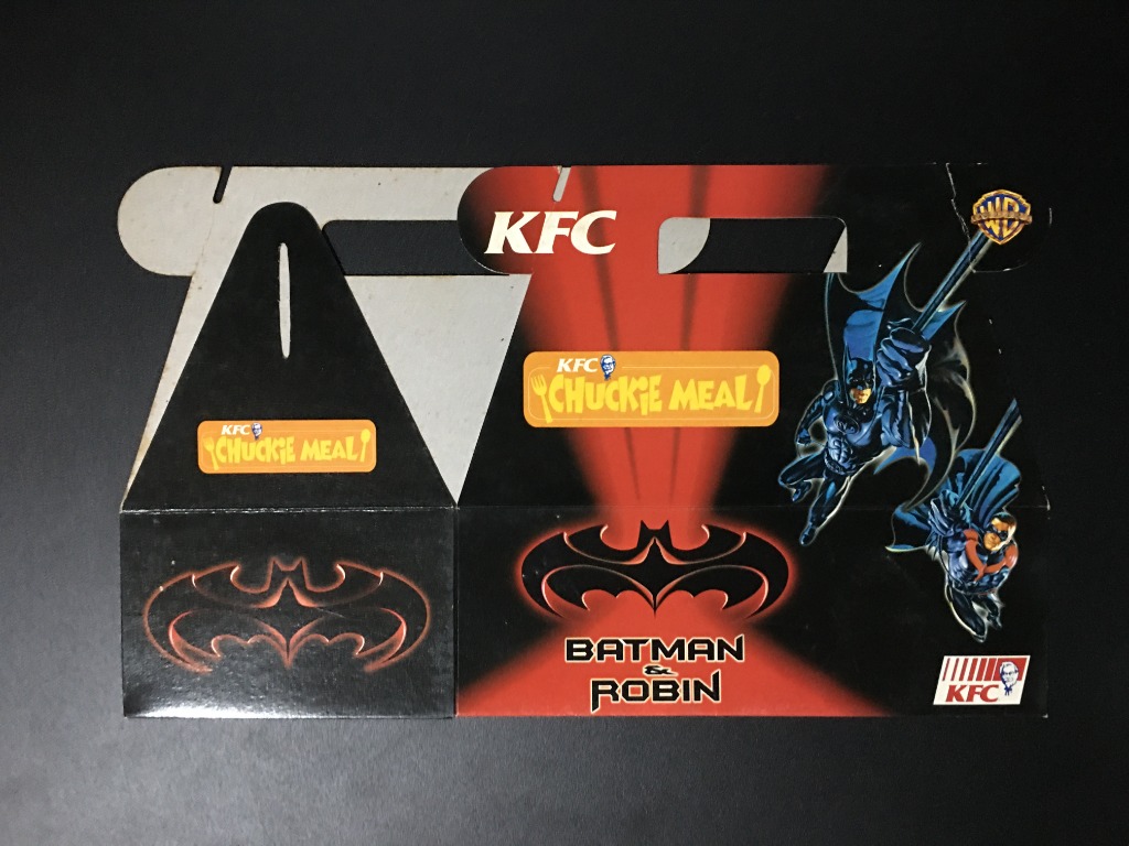 KFC Batman & Robin Chuckie Meal Box Packaging, Hobbies & Toys ...