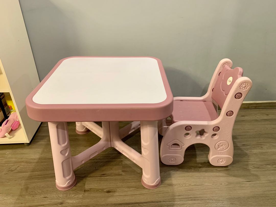 Kids Study Table&Chair, Babies & Kids, Baby Nursery & Kids Furniture ...