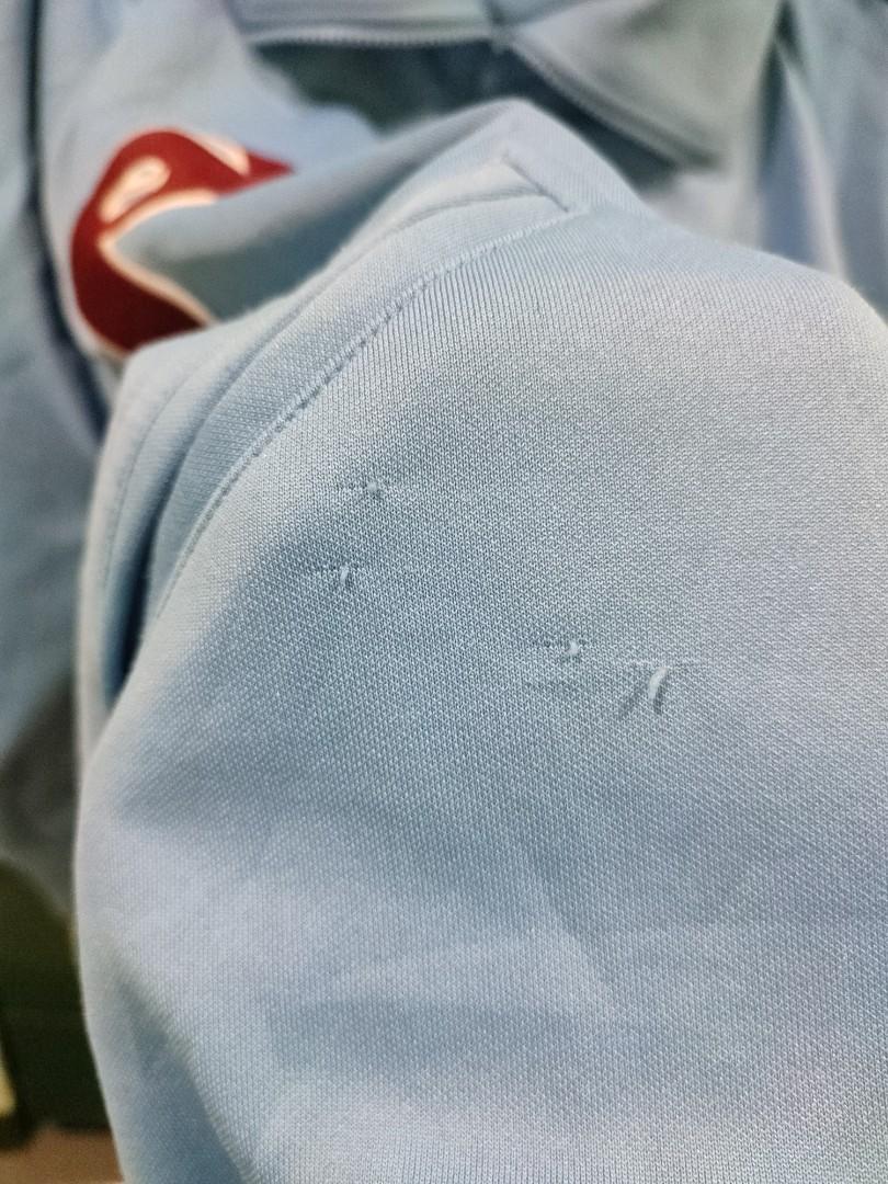 Light blue varsity jacket COOPERSTOWN, Men's Fashion, Coats, Jackets ...