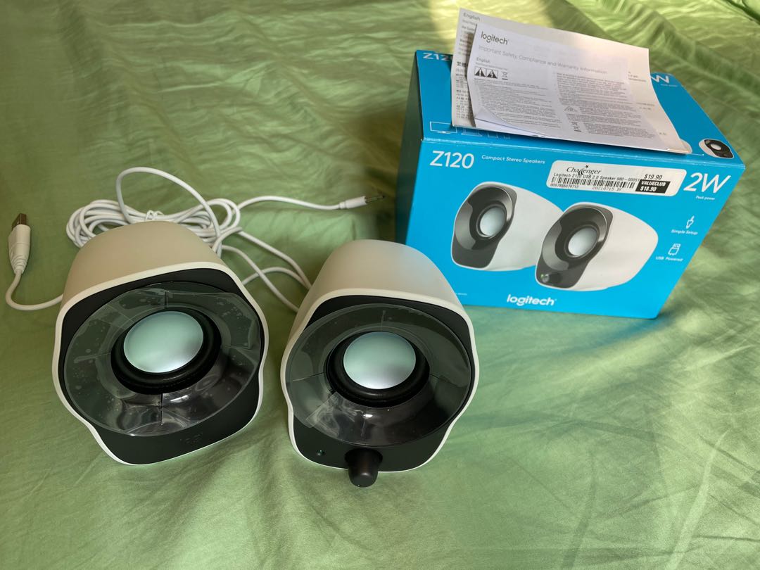 Logitech Z120 Compact Stereo Speaker, Audio, Soundbars, Speakers ...