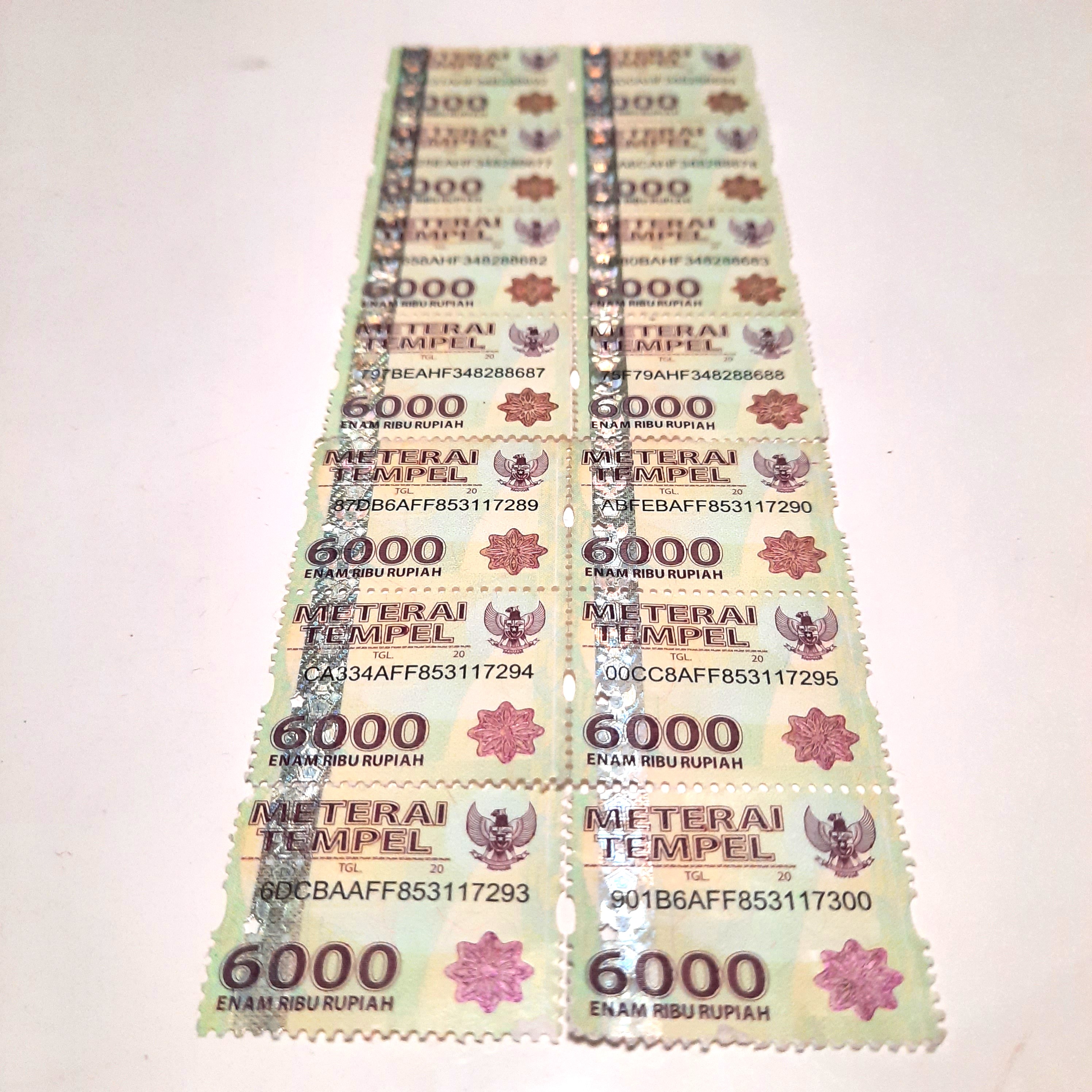 MATERAI 6000 ORIGINAL BARU, Buku & Alat Tulis, Majalah & Lainnya di ...